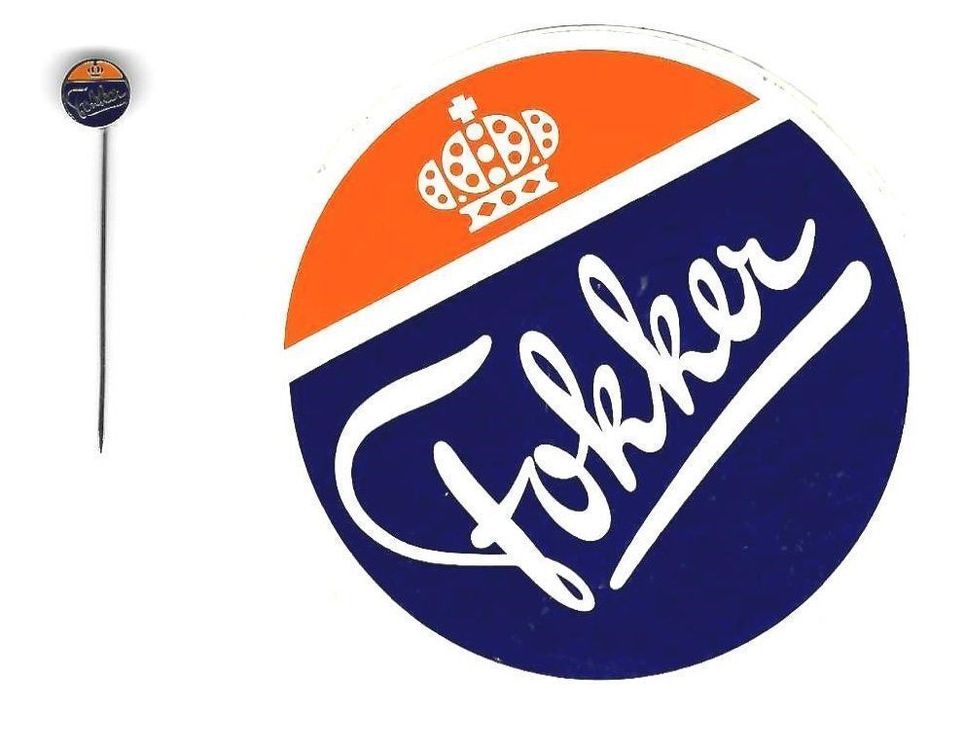 FOKKER: PIN und Sticker (Neu (gemäss Beschreibung)) in Humlikon für CHF ...