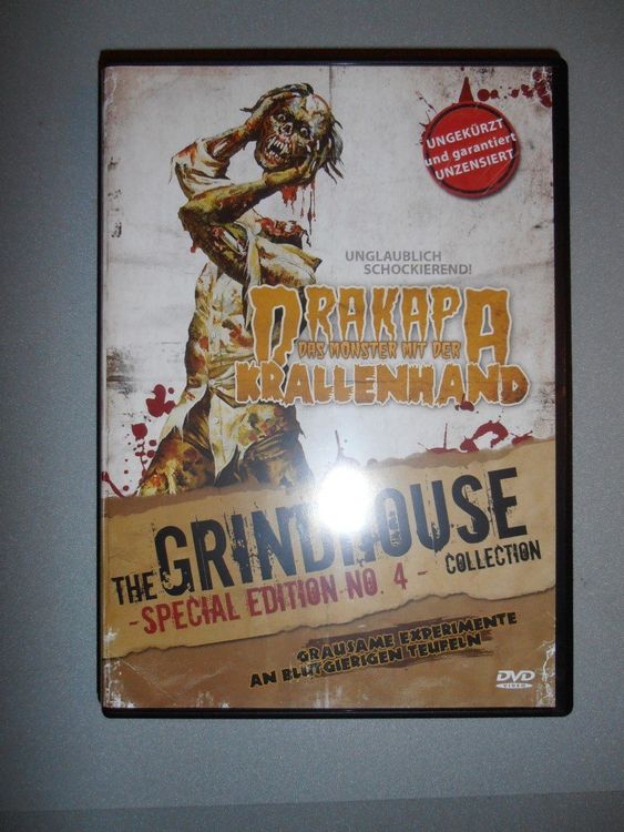 Drakapa, das Monster mit der Krallenhand -Grindhouse 4 [DVD] (Gebraucht ...