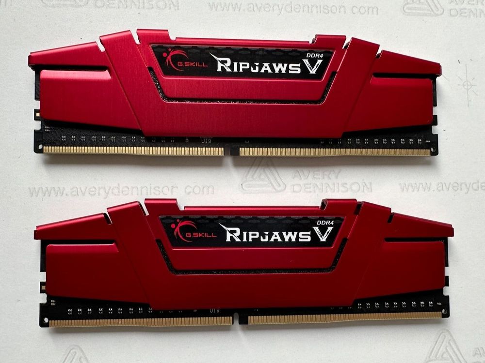 G.Skill Ripjaws V Red DDR4 2x8GB 3000MHz CAS15 Ram (Gebraucht) in ...