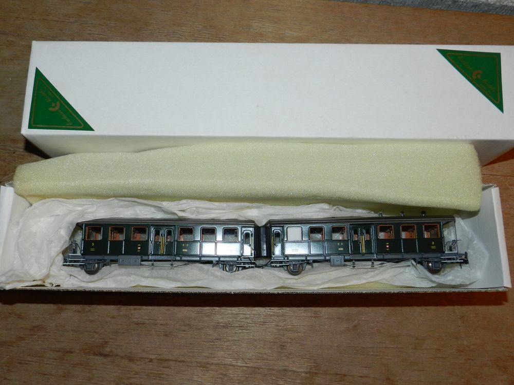Wabu Exlusiv H0 GL Altbau Doppel-Personenwagen 3kl. der SBB (Neu ...
