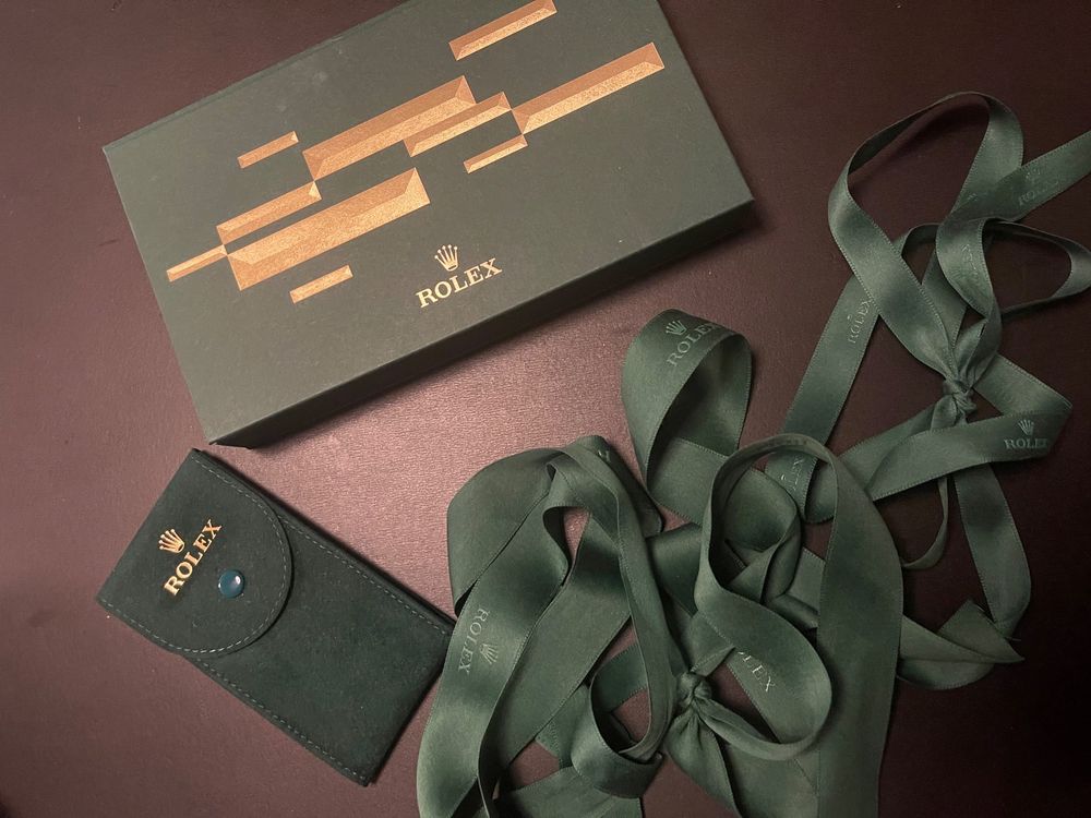 Original Rolex gift Uhr ETUI schachtel BOX + schleifen neu | Kaufen auf ...