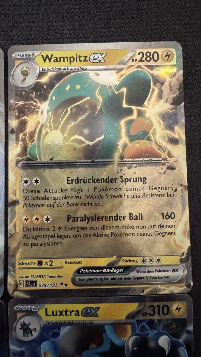 Pokemon Karten, 4 Elektro- Ex Karten, Top Zustand! (56) (Neu (gemäss ...