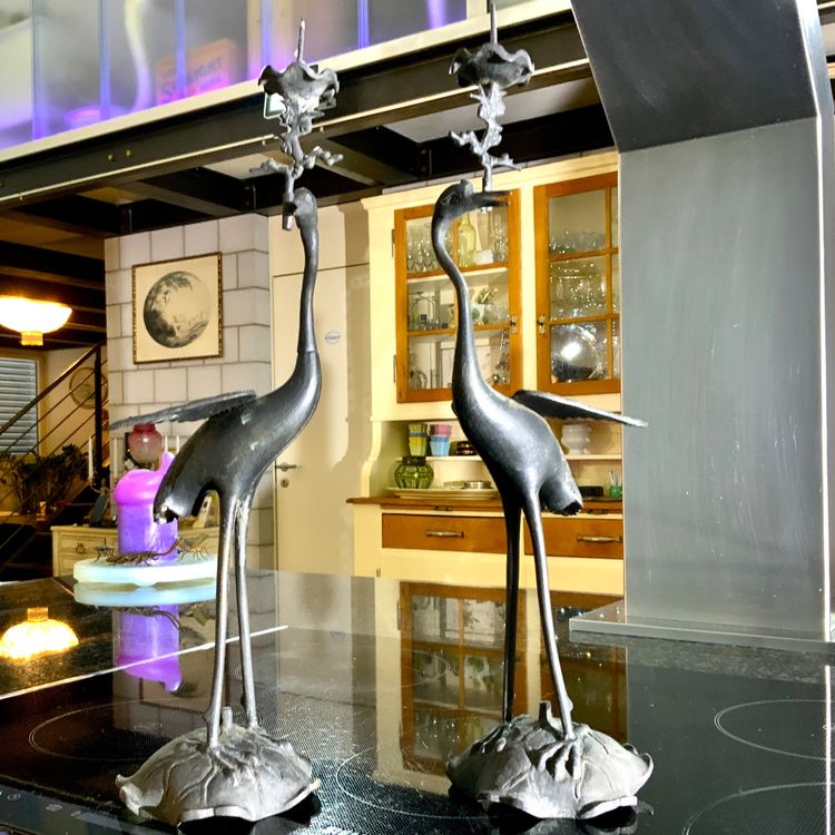 JUGENDSTIL 2 KERZENLEUCHTER BRONZEGUSS FRANKREICH UM 1900 (Gebraucht) in Biglen für CHF 126 ...