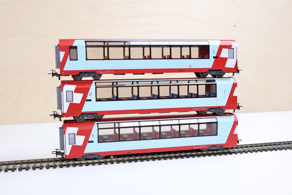 BEMO 3 x RhB Panoramawagen Glacier Express - H0 Märklin (Gebraucht) in Winterthur für CHF 129 ...