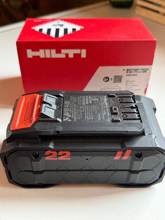 HILTI Batterie B 22-170 Li-ion (NEW, 60% OFF) (Neu und originalverpackt ...