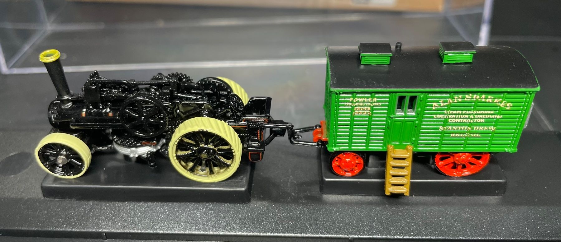 Fowler BB1 Dampftraktor mit Anhänger Metall N-Gauge (Neu und ...