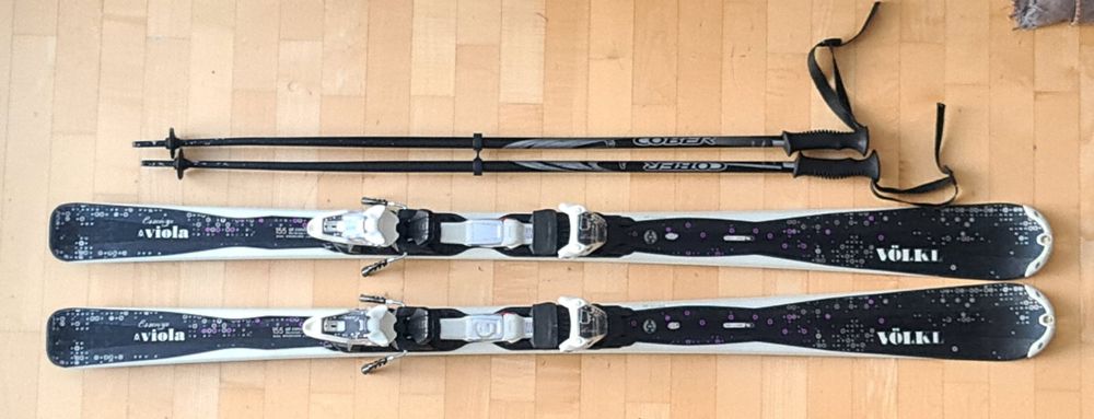 Damenskiset Völkl Viola Essenza mit Skistöcke (Gebraucht) in ...