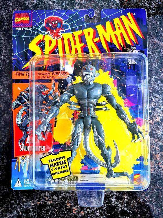 Alien Spider Slayer 1994 Action Figur Spiderman Marvel (Neu und ...