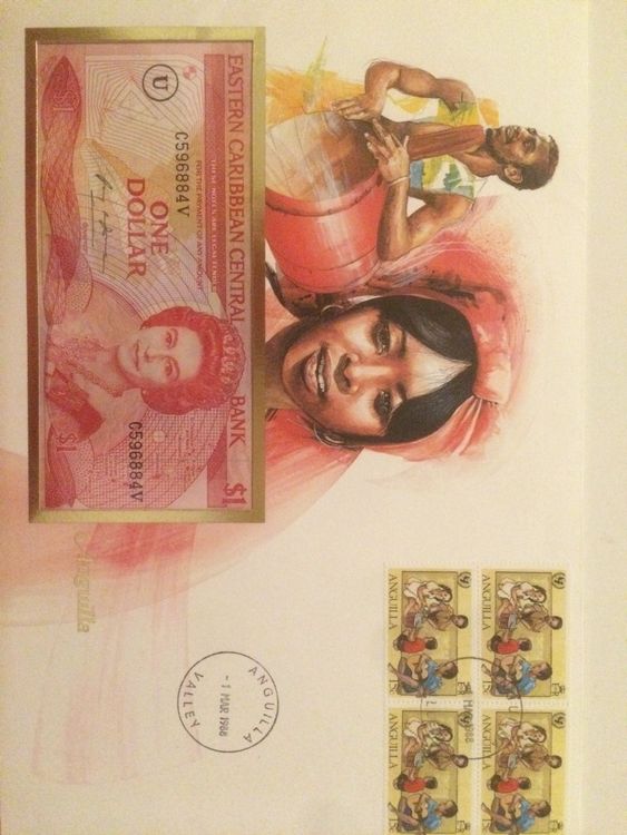 Banknotenbrief Anguilla (Neu und originalverpackt) in Muralto für CHF 7.5 – mit Lieferung auf ...