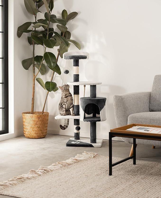 Kratzbaum Katzenbaum Stabiler Kletterbaum Spielhaus Turm 112 (Neu und originalverpackt) in ...