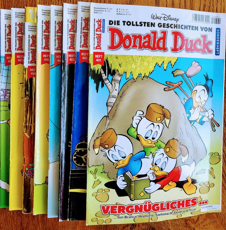 Donald Duck Sonderhefte, Nr. 401-409, ohne 408. (Gebraucht) in Kriens für CHF 12 – mit Lieferung ...