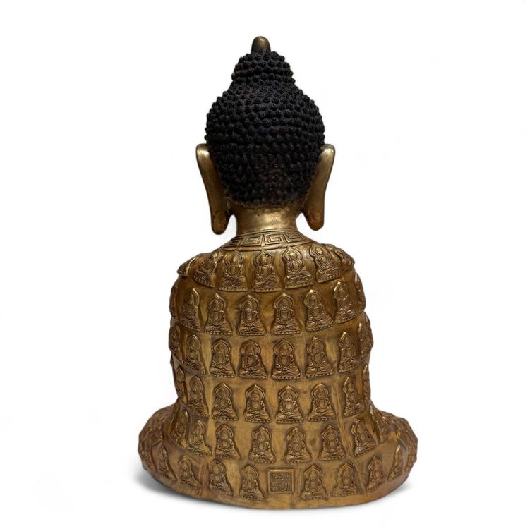 Buddha Statue Bronze Figur Anjali Mudra Tibet China Skulptur (Gebraucht ...