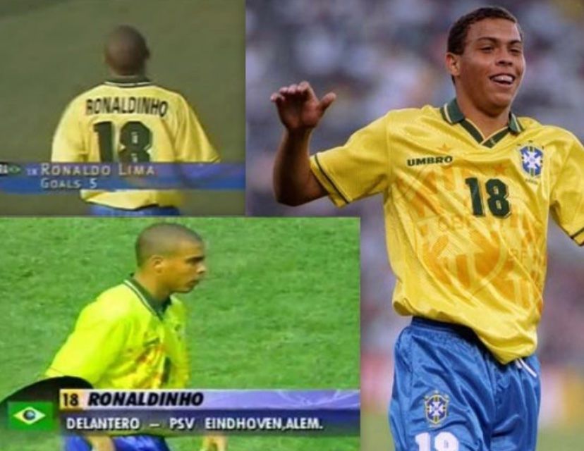 RONALDO RONALDINHO BRASILIEN TRIKOT 1996 RIVALDO NEYMAR CFB | Kaufen ...
