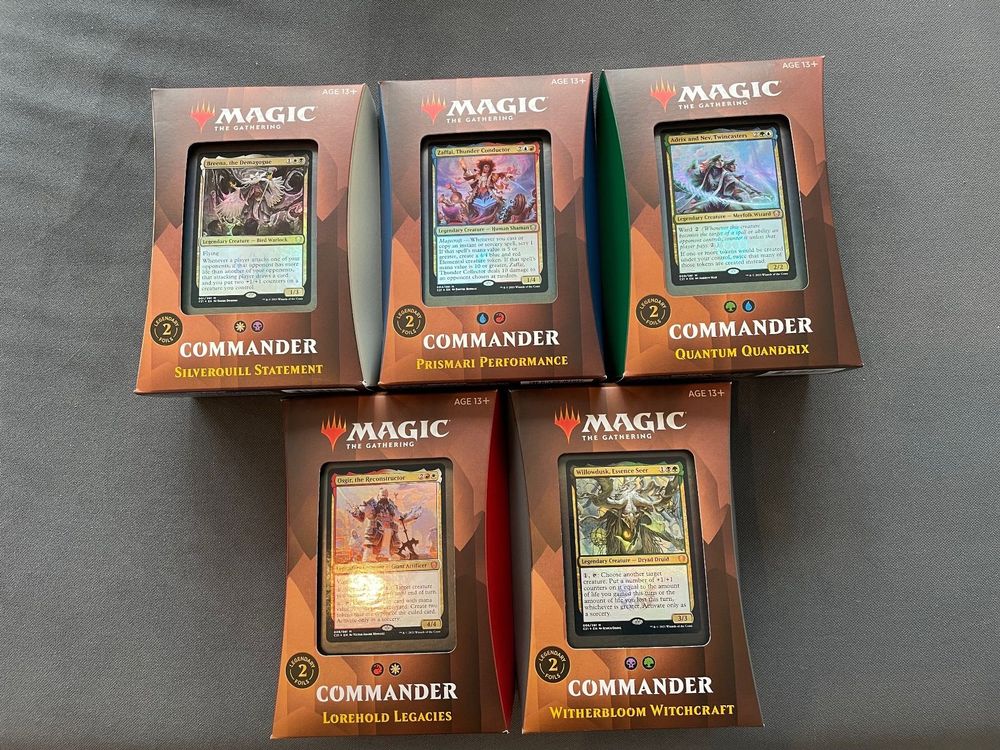 MTG Strixhaven Commander Decks Set (Neu und originalverpackt) in ...