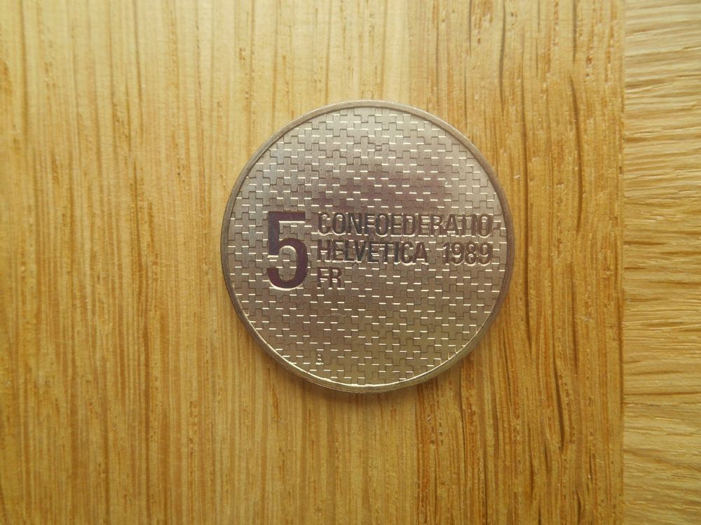 Gedenkmünze "General Guisan" 5 Fr. von 1989 (Gebraucht) in Möhlin für CHF 7 – mit Lieferung auf ...