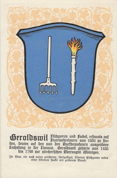 Geroldswil, Wappen | Kaufen auf Ricardo