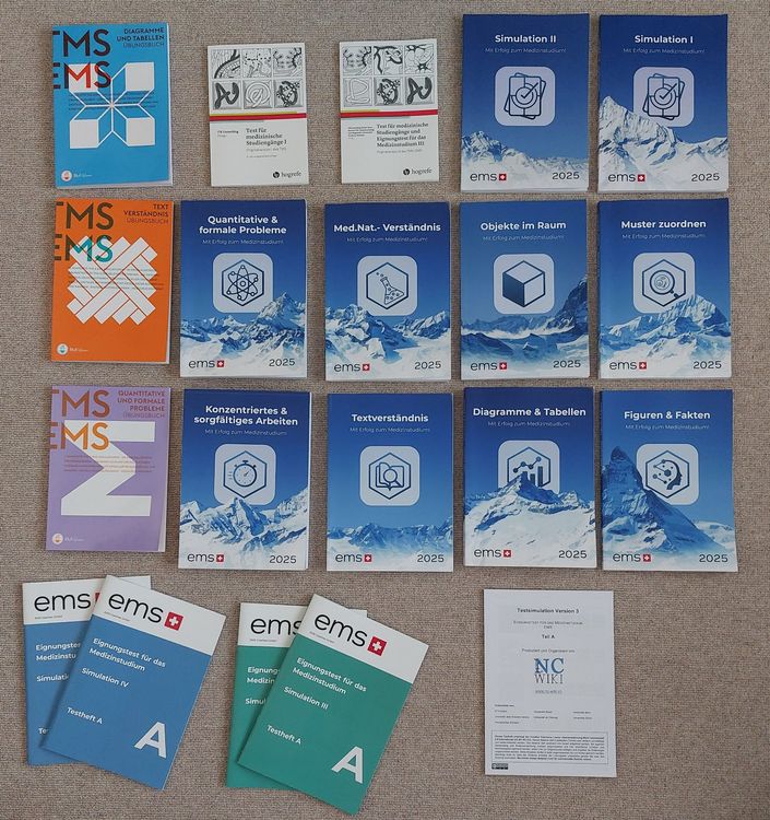 Komplettpaket 2025 Numerus Clausus EMS Coaches plus MedGurus (Gebraucht ...