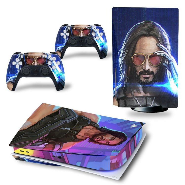 PS5 Skin Cyberpunk – Keanu Reeves (Neu und originalverpackt) in ...