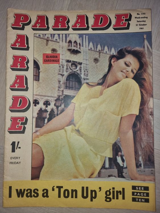 Parade Magazin Claudia Cardinale 21. Oktober 1961 mit Pinup (Gebraucht ...