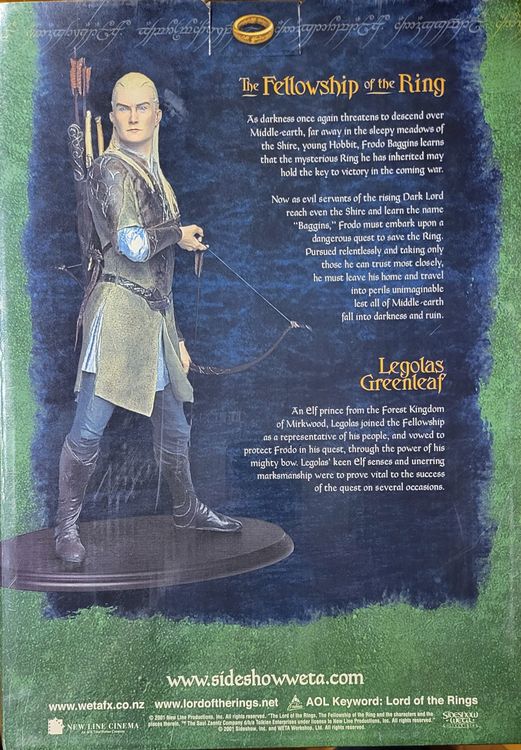 Legolas Greenleaf 1/6 Scale Polystone Figure by WETA (Neu und ...