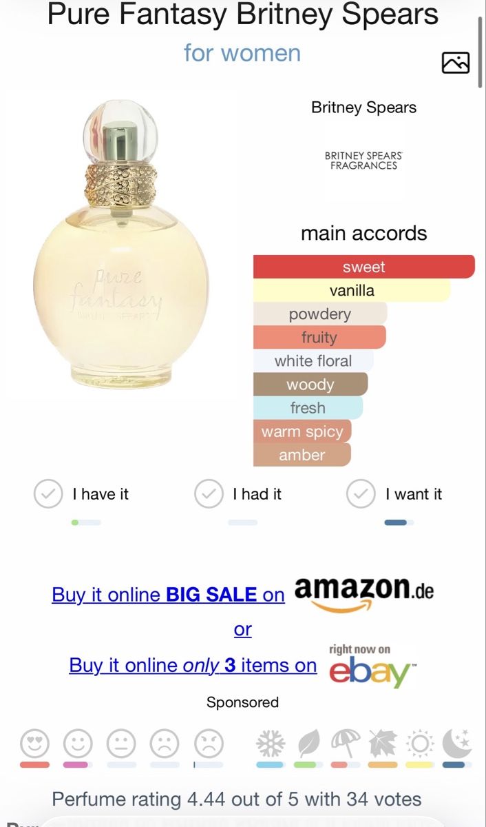 Britney Spears "Pure Fantasy" EDP 2ml. Abfüllung (Gebraucht) in Zürich ...