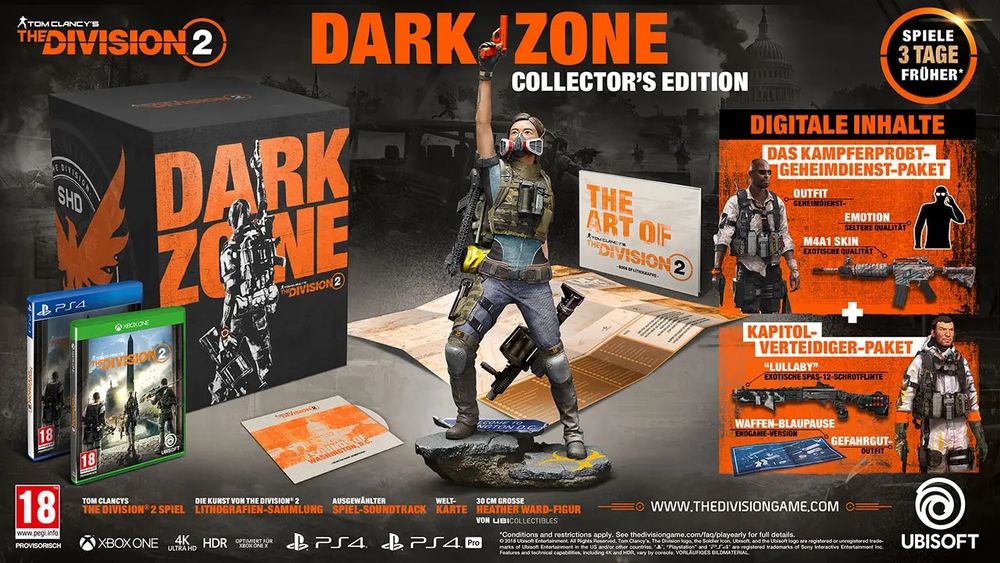 The Division 2 - Dark Zone Edition - mit Spiel und Steelbook (Neu ...