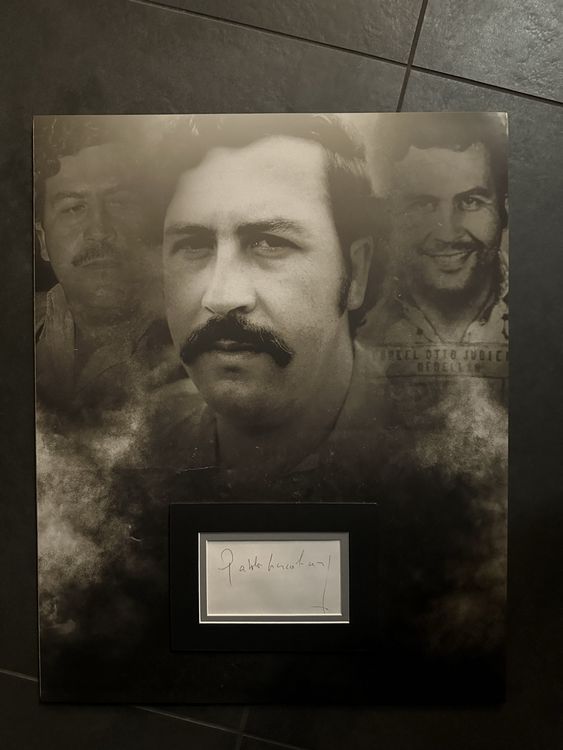 Pablo Escobar original autograph (Neu (gemäss Beschreibung)) in Bogno ...