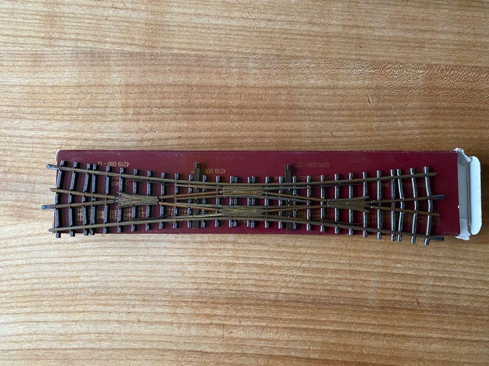 BEMO 4215 000 Doppelkreuzungsweiche (Neu und originalverpackt) in Wettingen für CHF 25 – mit ...