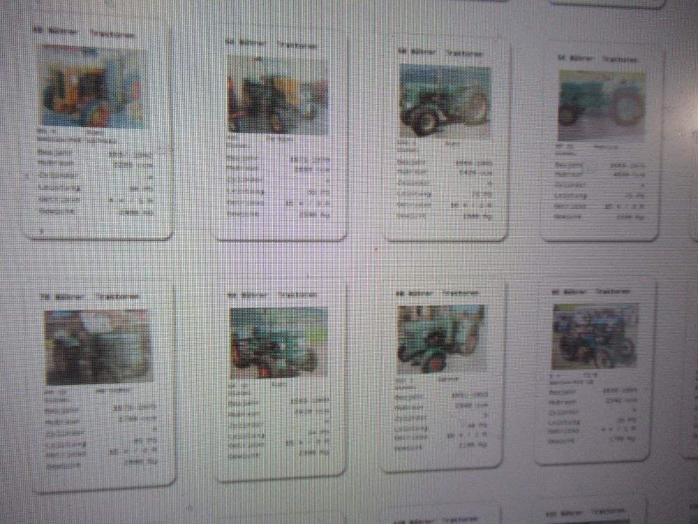 Bührer TRaktoren Quartett 52 Karten (Neu und originalverpackt) in Herznach für CHF 32 – mit ...