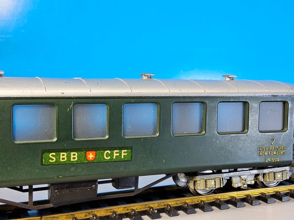 Fleischmann 1417 _ SBB Personenwagen _ Seetalbahn _ Spur H0 (Gebraucht) in Uerikon für CHF 12 ...