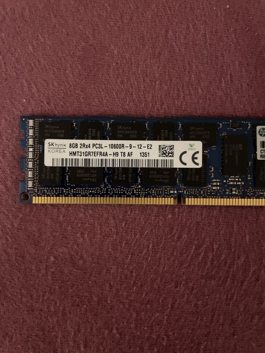 W 721 ) Hp RAM 8GB ddr3 (Gebraucht) in Diepoldsau für CHF 8 – mit ...