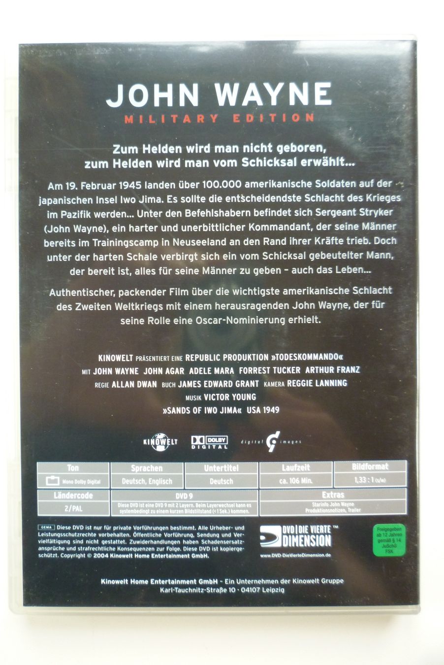 Todeskommando - John Wayne Klassiker 1949 Military Edition (Gebraucht ...
