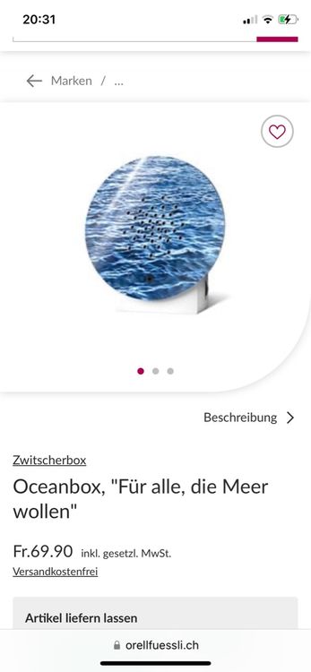 Oceanbox NEU | Kaufen auf Ricardo