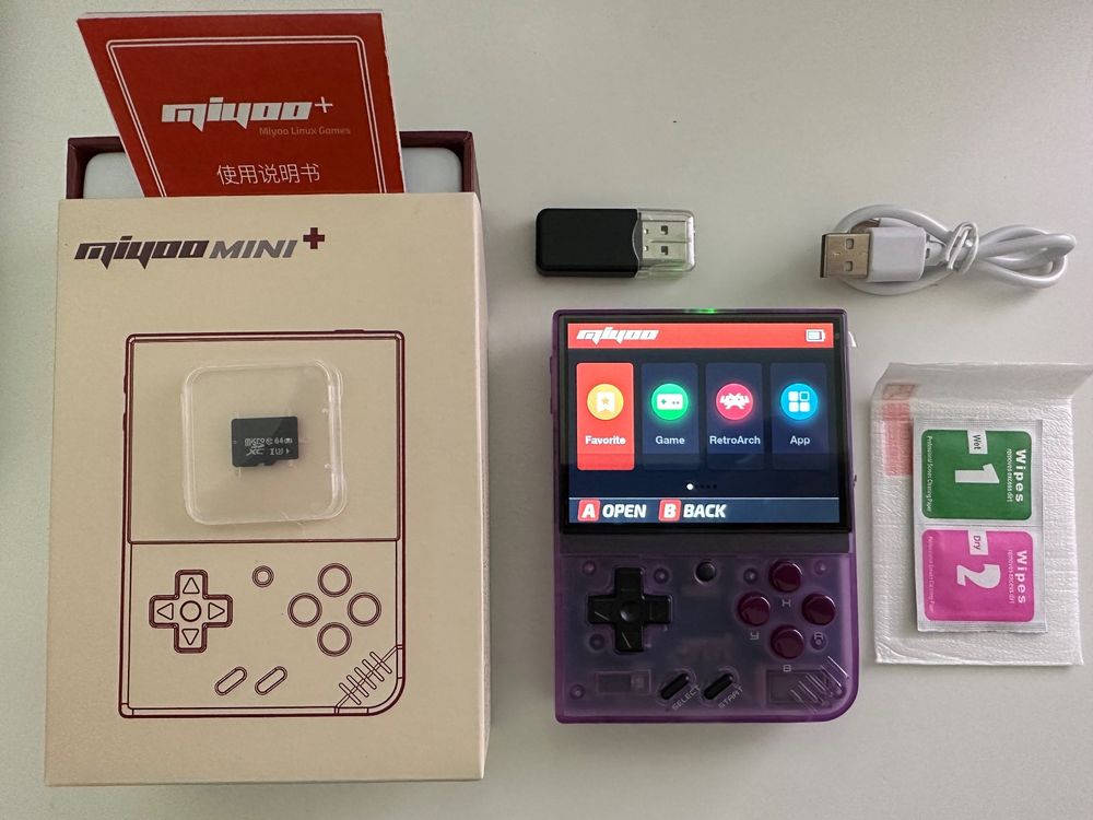 Miyoo Mini Plus Purple (Violett) Transparent | Kaufen auf Ricardo