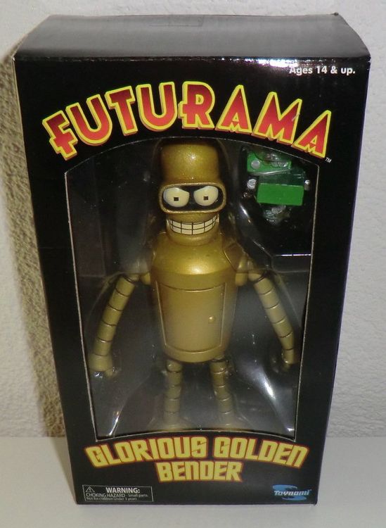 2006 Futurama Glorious Golden Bender Limitierte Auflage 1000 (Neu und ...