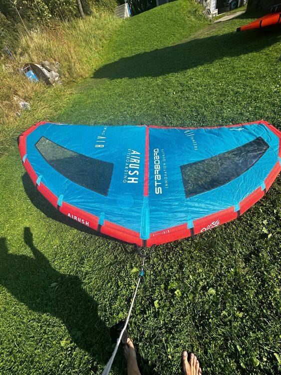 Wing Wingfoi Freewing Air V2 2022 4 m und 6m Red & Dark Teal (Gebraucht ...