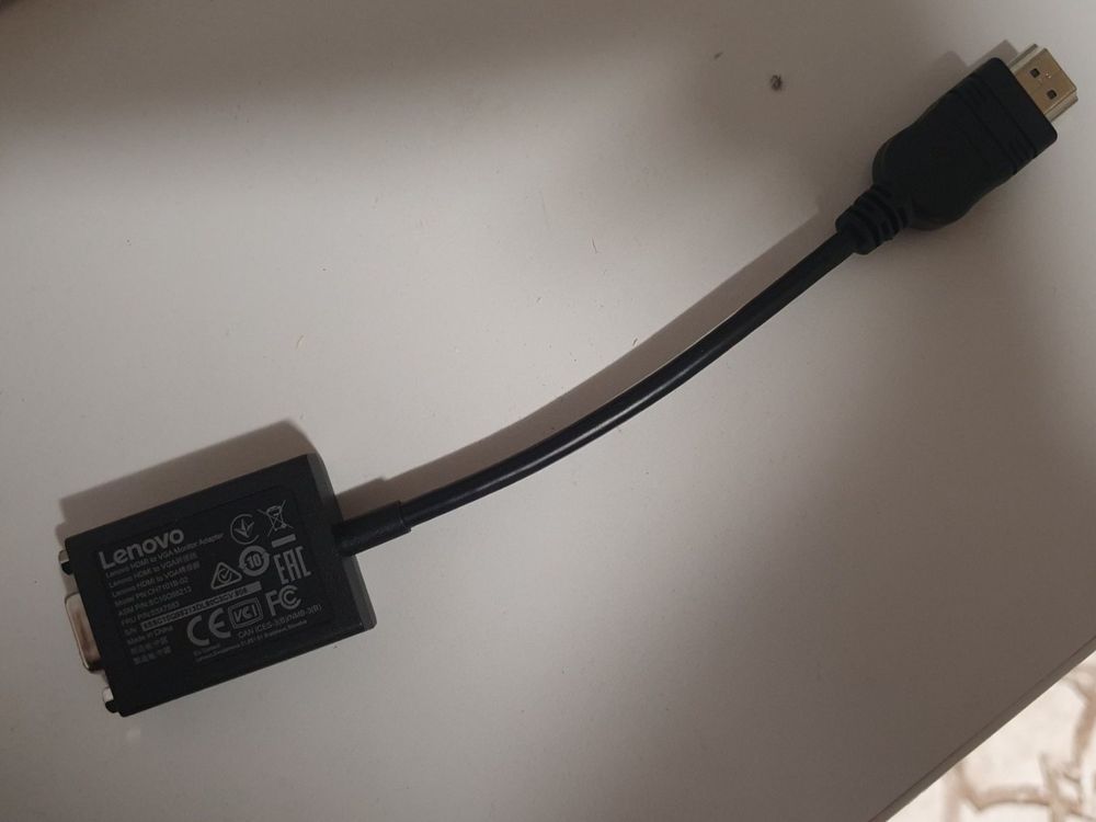 Lenovo Monitorkabel HDMI to VGA Adapter Monitor (Gebraucht) in Zürich ...