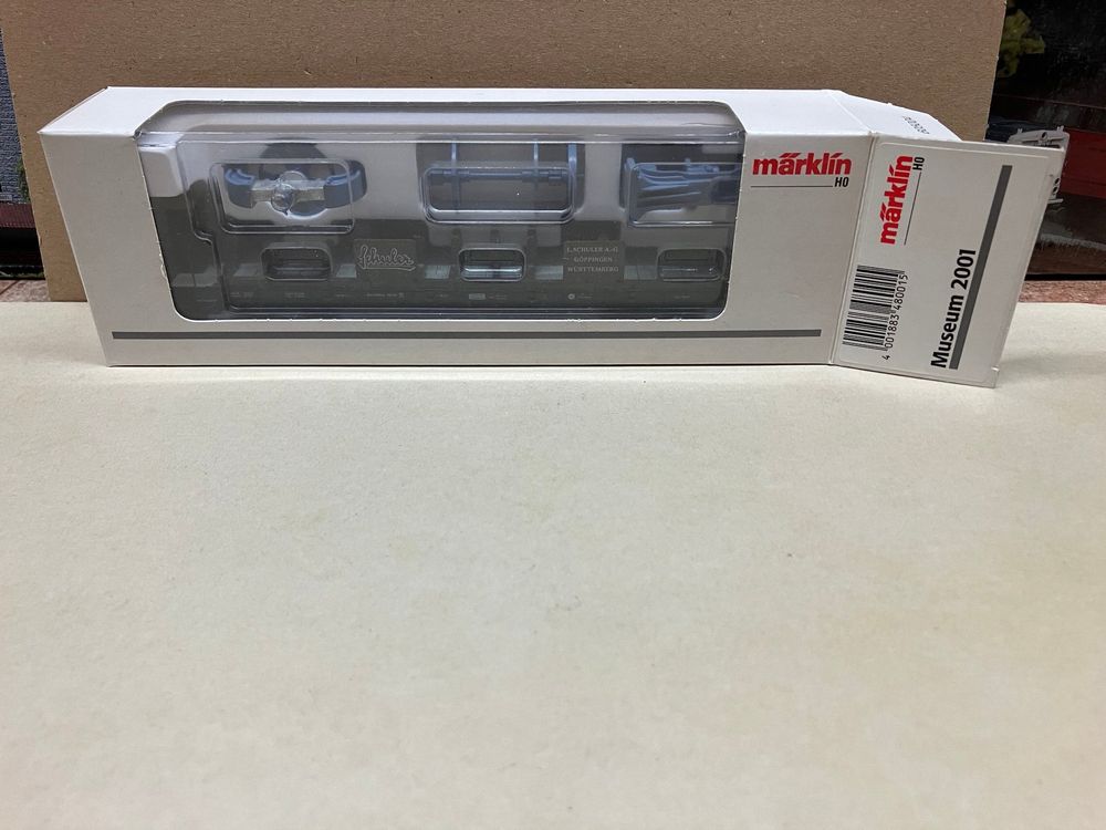 Märklin 48001 Rungenwagen m. Bremserhaus der K.W.Sts.E., H0 (Neu ...