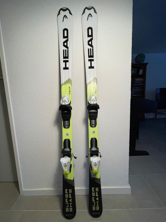 HEAD Supershape Team Kids, 147cm&Stöcke ( s.auch Ski-Schuhe) (Gebraucht ...