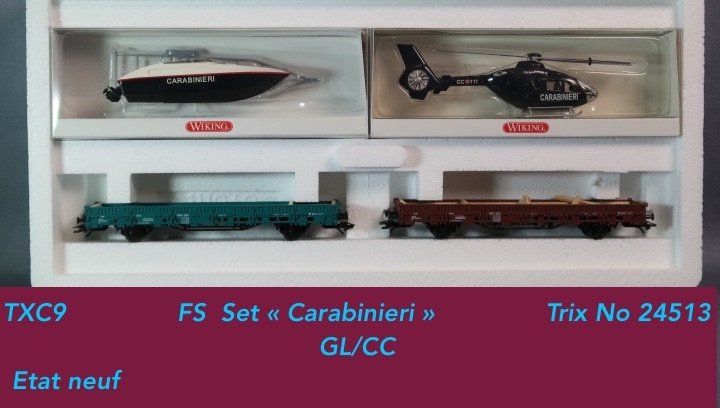 TXC9 FS Coffret Carabinieri Trix No 24513 (Neu (gemäss Beschreibung ...