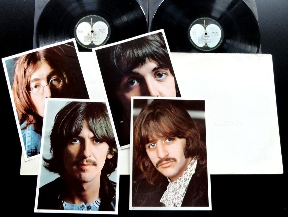 2xLP THE BEATLES white Album APPLE 1968 SMO 2051 komplett!! (Gebraucht ...