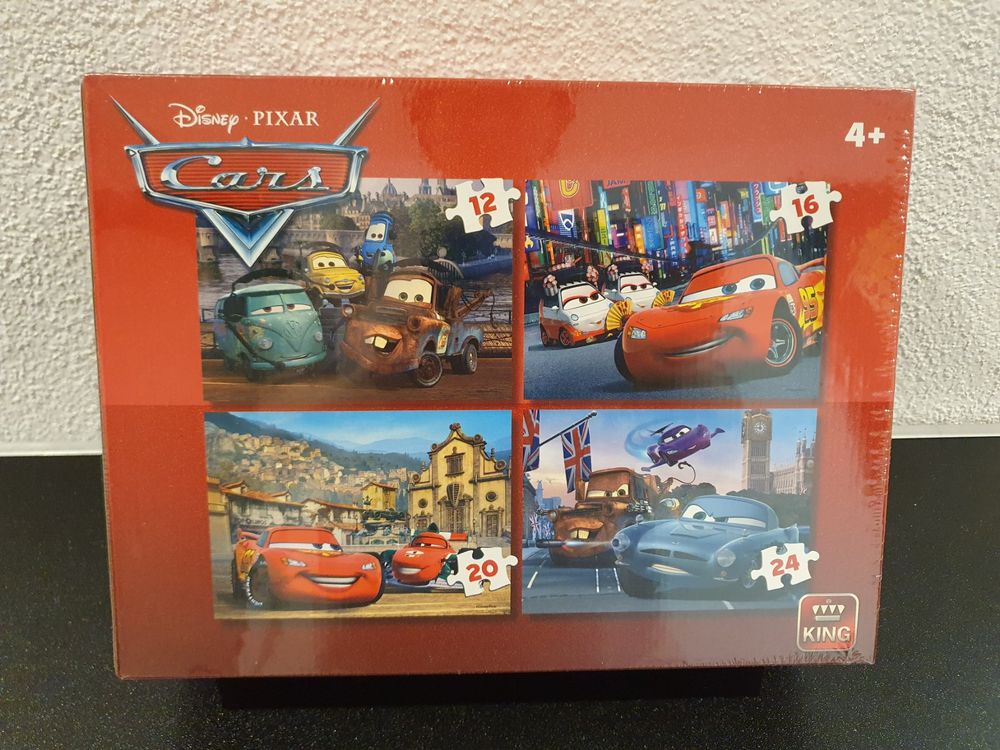 King - Disney Pixar Cars - Puzzle 4+ (Neu und originalverpackt) in ...