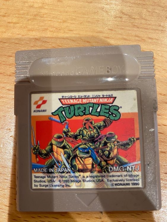 Nintendo Game Boy Spiel Turtles Teenage Mutant Ninja (Gebraucht) in ...