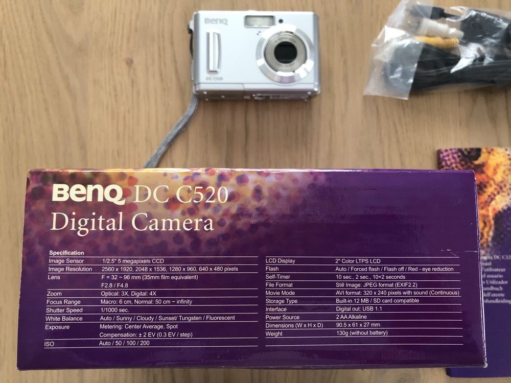 Digitalcamera BenQ DC C520 aus dem Jahr 2005 (Gebraucht) in Elgg für ...