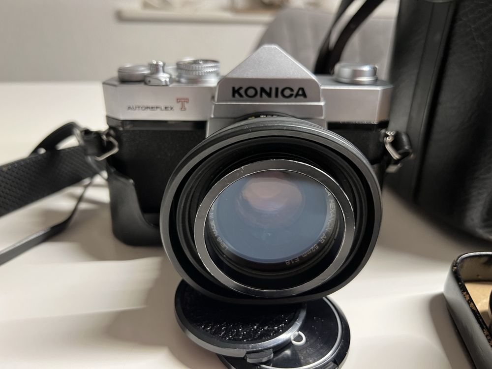 Kit complet Konica Autoreflex T3, objectifs et accessoires (D'occasion ...