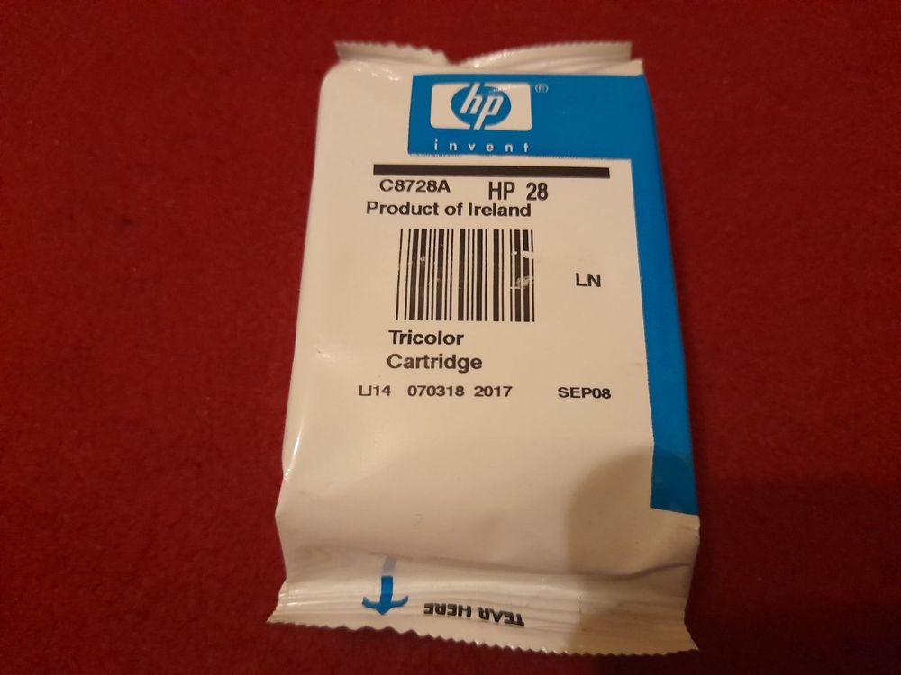 HP 28 Tintenpatrone (Neu und originalverpackt) in Lustmühle für CHF 1 ...
