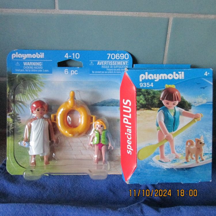 Playmobil Figuren Set 70690 + 9354 "Sommer" (Neu und originalverpackt ...