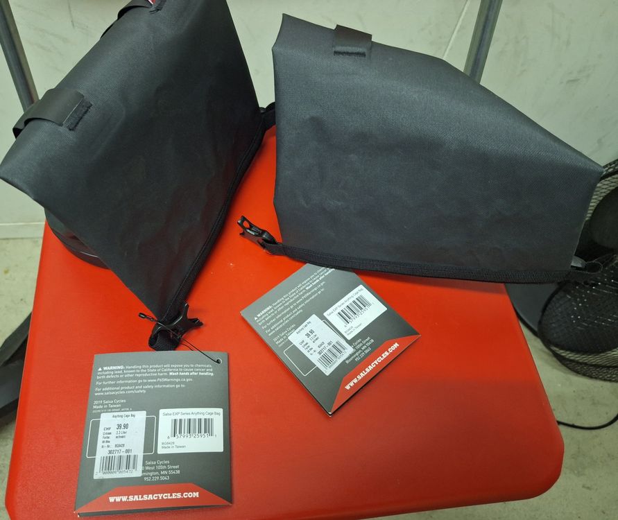 2 Salsa Anything Bags (3.3L) für die Velogabel (Neu (gemäss ...