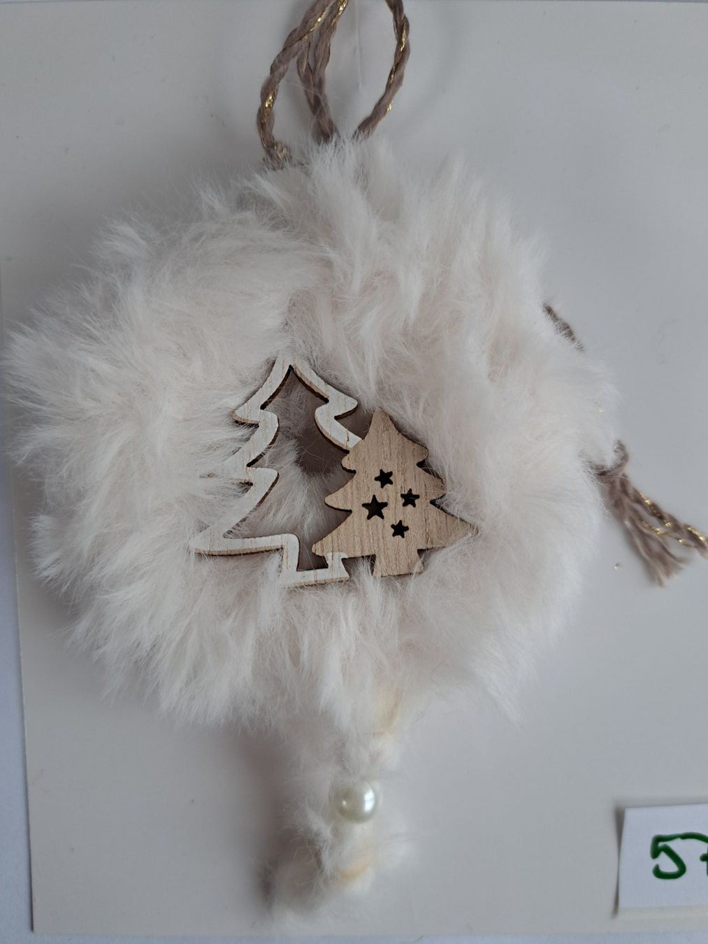 Winter Deko Anhänger Fell Weihnachten Baumschmuck No 57 (Neu und ...