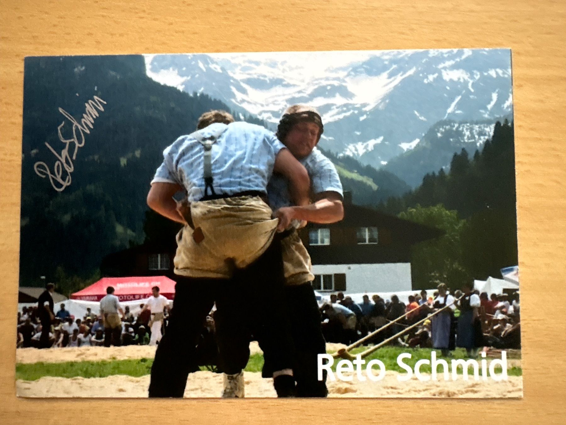 Signierte Schwinger-Fotokarte Reto Schmid (Gebraucht) in Ibach für CHF ...